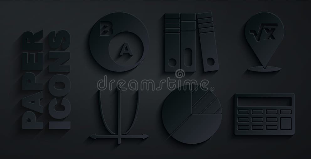 Chart Infographic Graph Schedule Diagram Subsets Math Stock ...