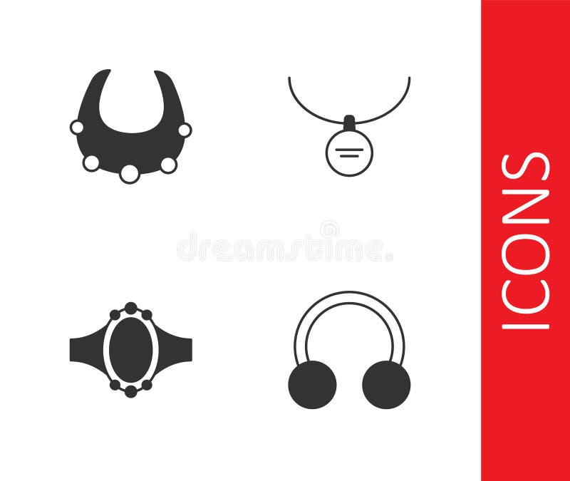 Set Piercing, Necklace, Diamond Engagement Ring and Locket Necklace ...