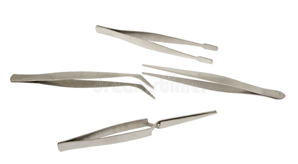 A set of pincette stock photo. Image of merchandise, steel - 36617762