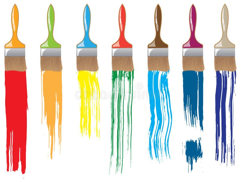 Kunstpinsel Stock Illustrationen, Vektoren, & Kliparts - 134 Stock ...
