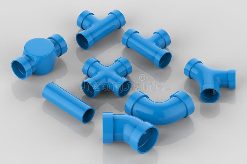 Pipe with joints stock vector. Illustration of pointing - 3309571