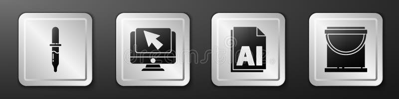 Cursor Bucket Stock Illustrations – 224 Cursor Bucket Stock ...