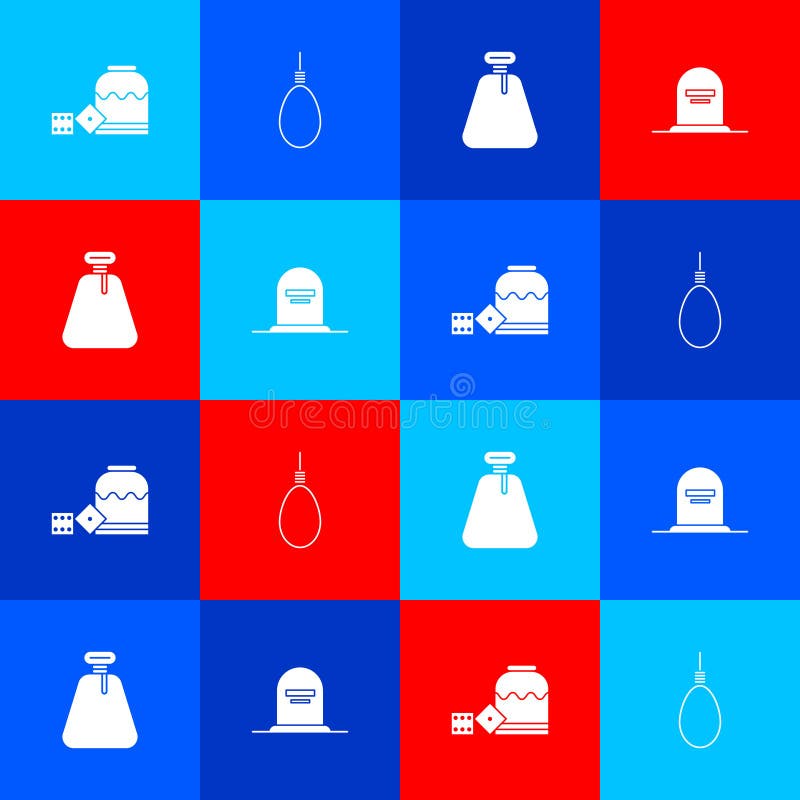 Set Pirate Game Dice, Gallows Rope Loop Hanging, Sack and Tombstone ...