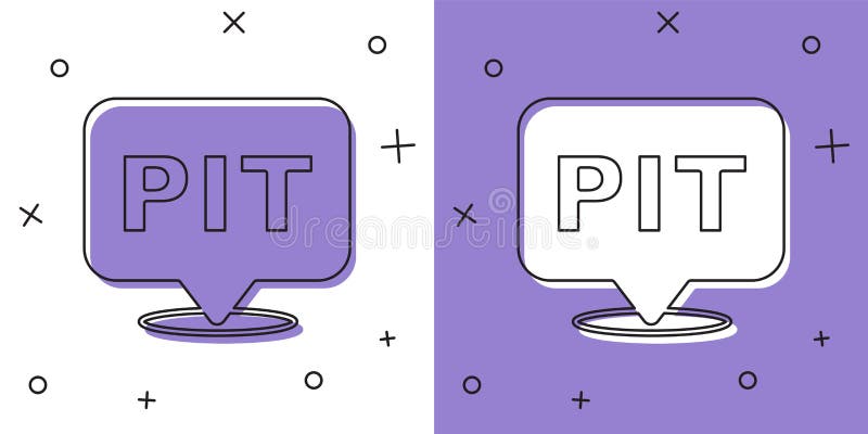 Set Pit Stop Icon Isolated on White and Purple Background. Vector Stock ... Set Pit Stop Icon Isolated on White and Purple Background. Vector Stock ...