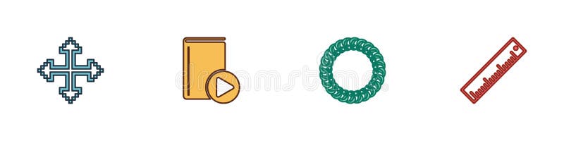 Set Pixel Arrows in Four Directions, Audio Book, Laurel Wreath and ... Set Pixel Arrows in Four Directions, Audio Book, Laurel Wreath and ...