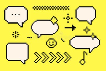 8 Bit Speech Bubble Stock Illustrations – 437 8 Bit Speech Bubble Stock ...