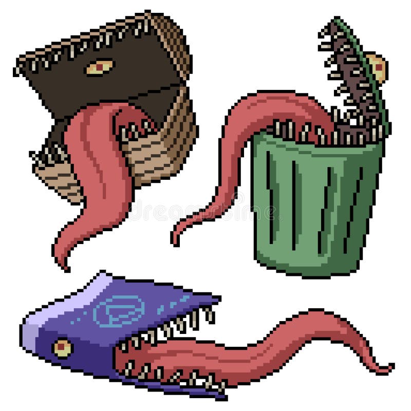 Trash Bin Monster Stock Illustrations – 50 Trash Bin Monster Stock ...