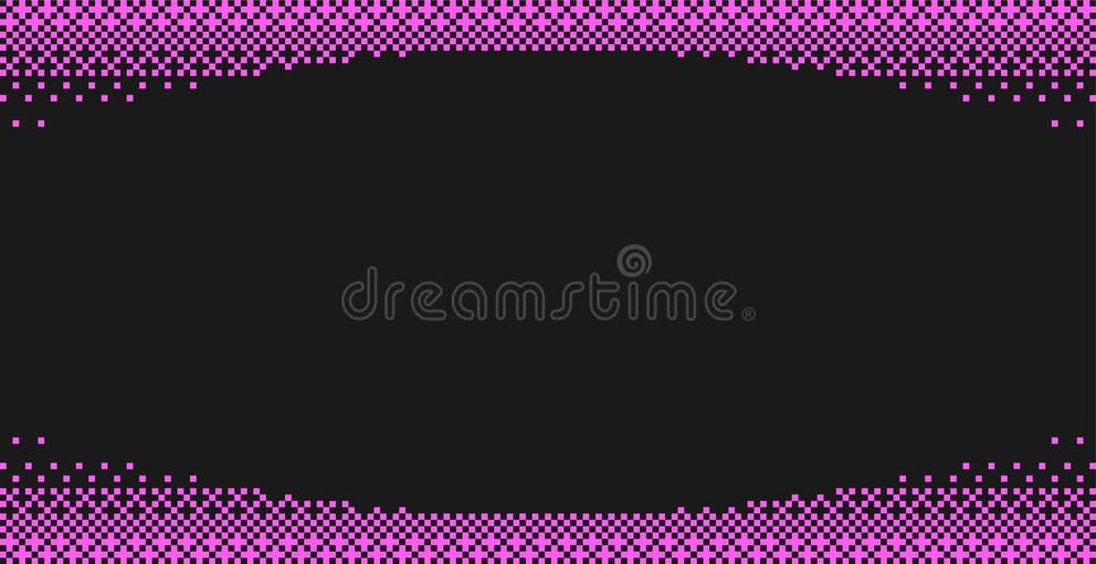 Set of Pixelated Gradient Bitmap Texture. Blue and Pink Dither Pattern ...