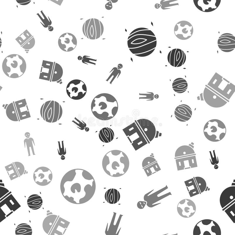 Set Planet Venus, Alien, Astronomical Observatory and Earth Globe on ...