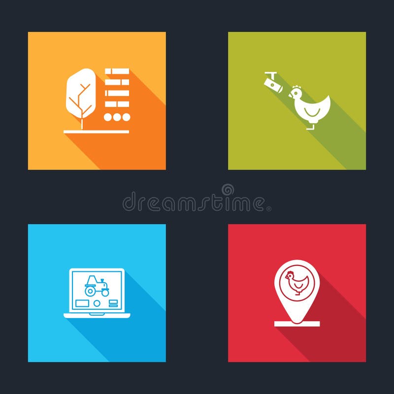 Set Plant Status, Chicken Farm and Camera, Laptop Application for Smart ...