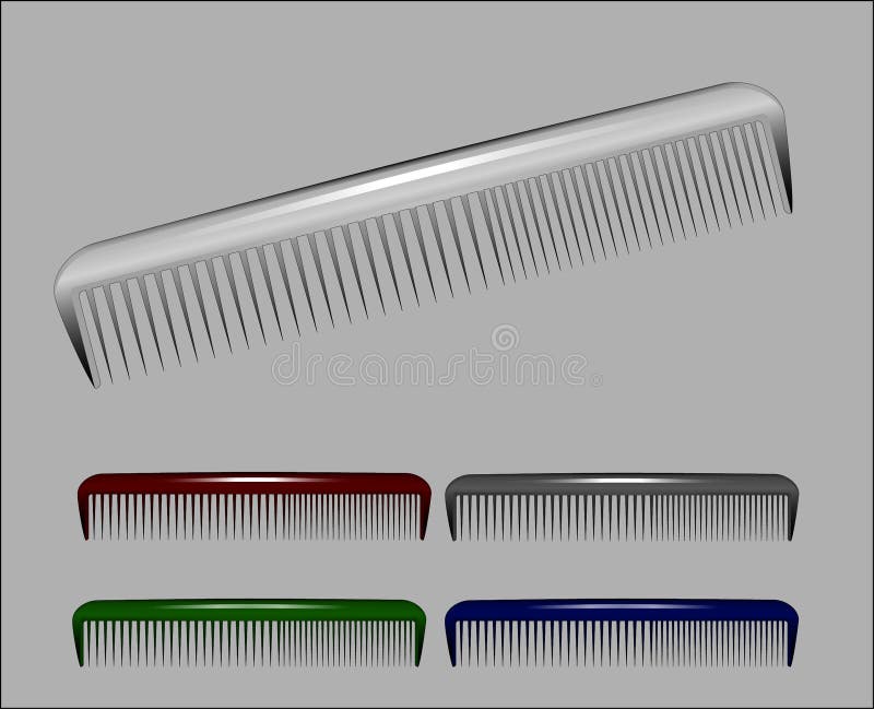Plastic Combs Stock Illustrations – 387 Plastic Combs Stock ...