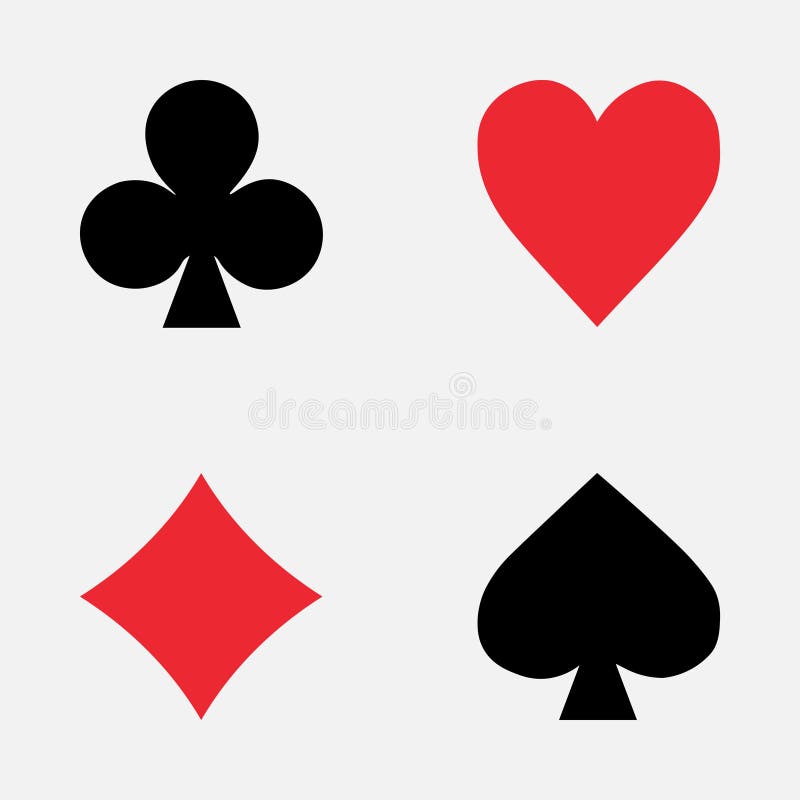 Playing Card Symbols Stock Illustrations – 1,985 Playing Card Symbols ...