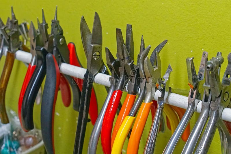 Set of pliers stock photo. Image of pliers, handles - 339188872