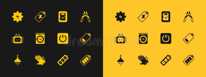 Set Pliers Tool, Electric Glove, Power Button, Extension, Washer ...