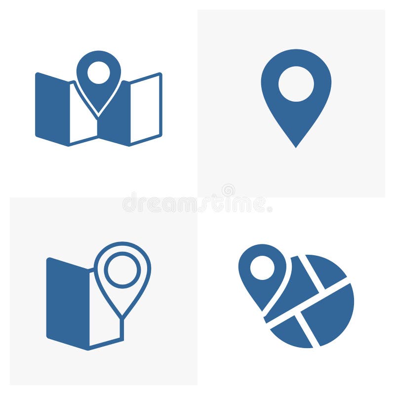 Point Maps Logo Design Vector Template, Outdoor Logo Design Concept ...