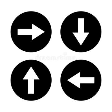 Set of Pointer, Arrow Signs. Vector Illustration. Stock Vector ...