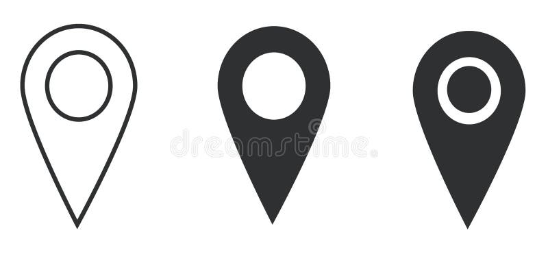 Set Pointers Isolated Vector Icons Stock Illustration - Illustration of ...