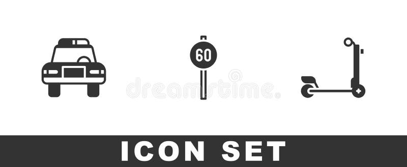 Speed Limit Icon Police Stock Illustrations – 522 Speed Limit Icon ...