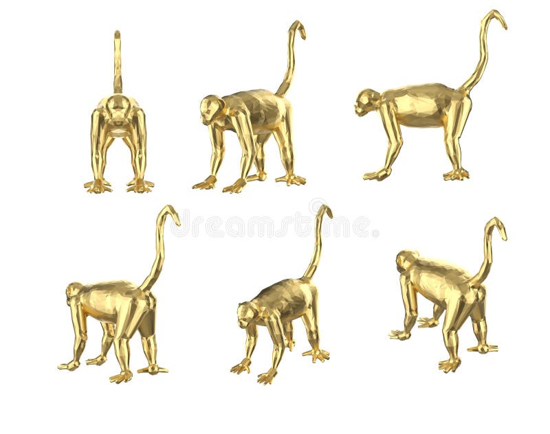 Front Back Monkey Stock Illustrations – 64 Front Back Monkey Stock ...