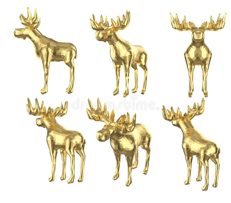 Moose Polygon Stock Illustrations – 49 Moose Polygon Stock ...