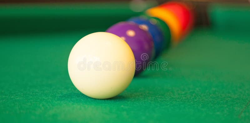 Set of pool balls stock image. Image of break, entertainment - 41176099