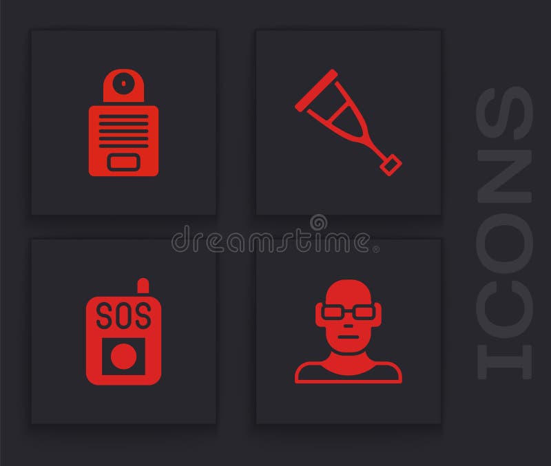 Set Poor Eyesight, Intercom, Crutch Crutches and Press the SOS Button ...