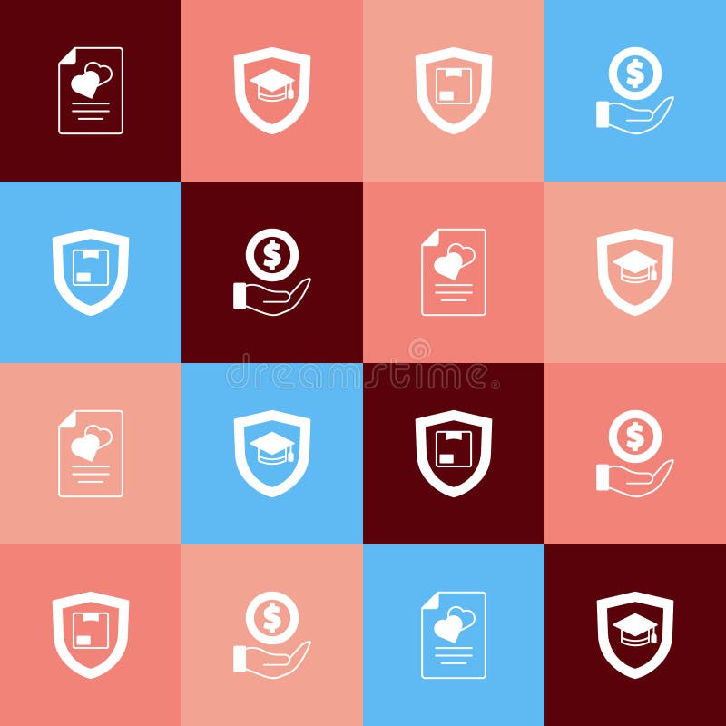 Set Pop Art Marriage Contract, Graduation Cap with Shield, Delivery ...