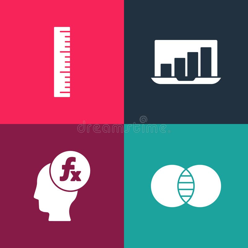 Set Pop Art Mathematics Sets a and B, Function Mathematical Symbol ...