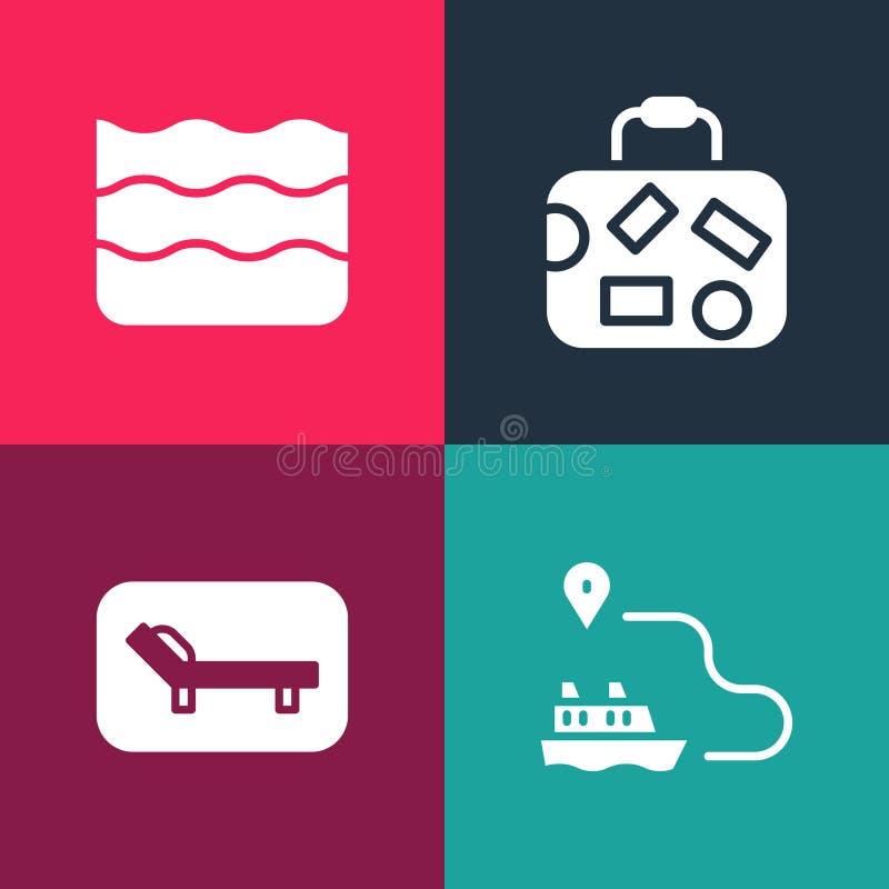 Set Ship Line Path, Lifebuoy, Glasses, Cook, Cruise Ship, Lifeboat ...