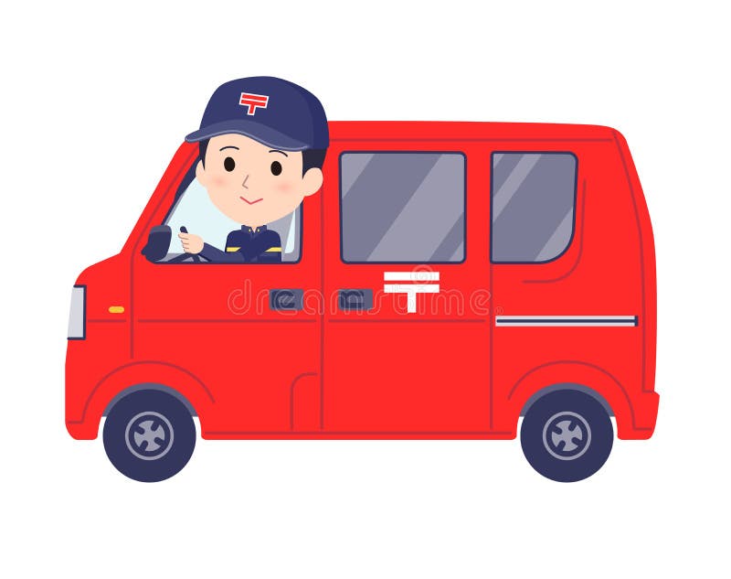 Postman Driving Stock Illustrations – 134 Postman Driving Stock ...