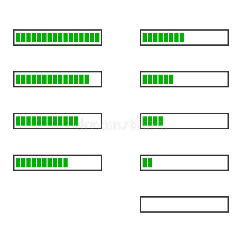 Set of Power Technology Icon, Battery Web Shape Design, Energy Level ...