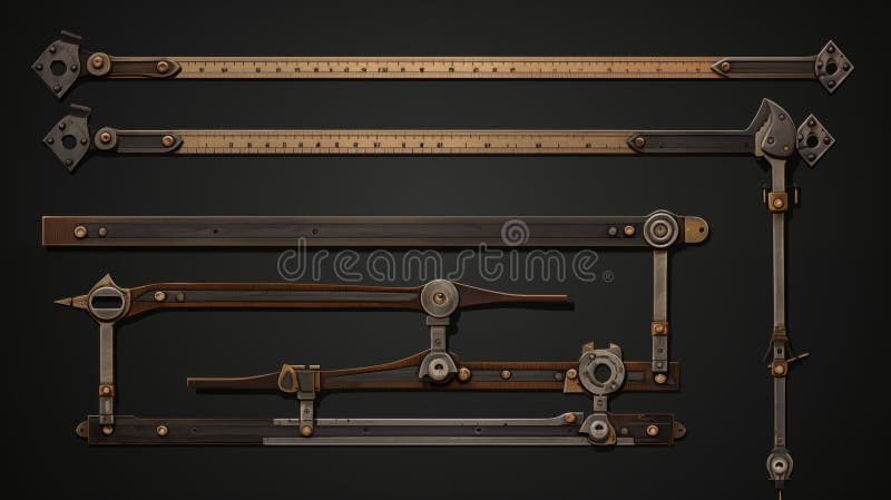 A Set of Precision Drafting Tools for Architects. Digital Concept ...