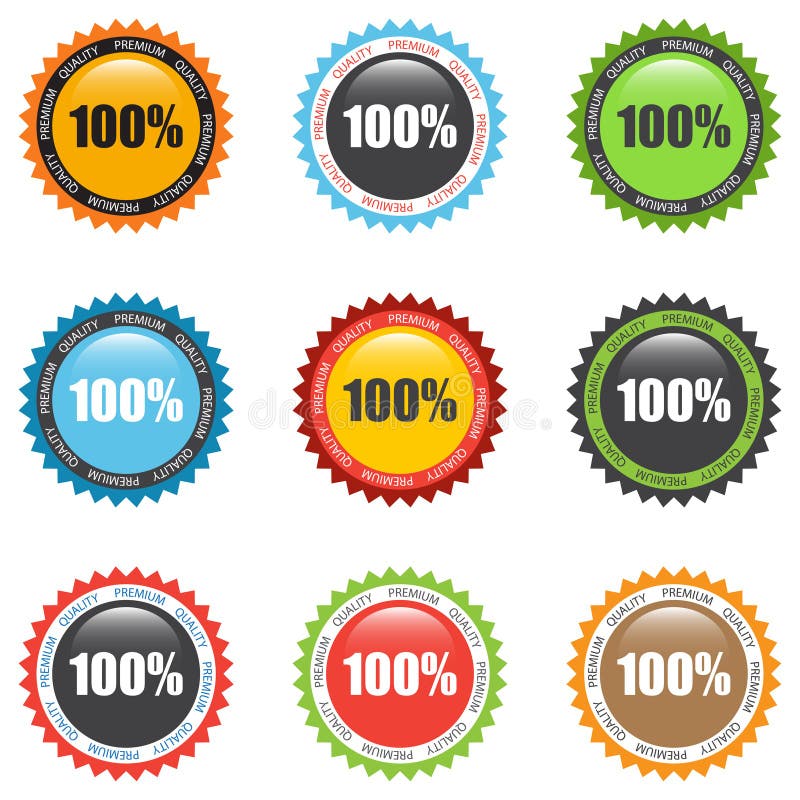 Vector Premium Quality Gold Badge Stock Vector - Illustration of icon ... Vector Premium Quality Gold Badge Stock Vector - Illustration of icon ...