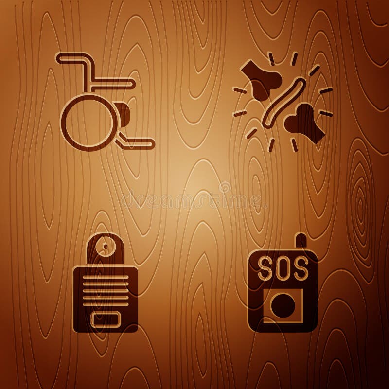 Set Press the SOS Button, Wheelchair, Intercom and Joint Pain, Knee ...