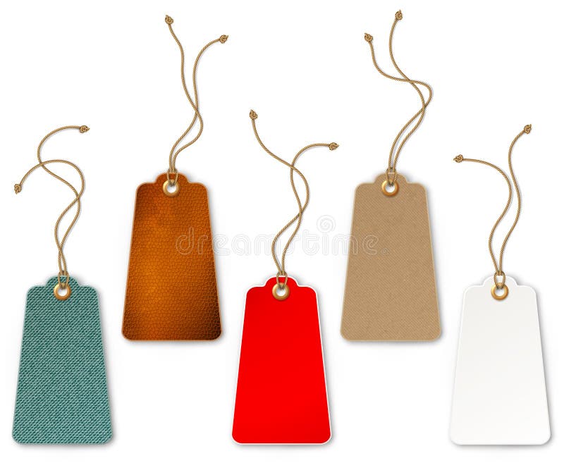 Set of Price and Sale Tags for Store Stock Vector - Illustration of ...