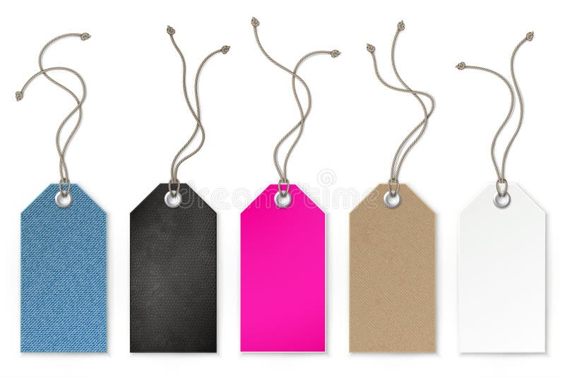 Set of Price and Sale Tags for Store Stock Vector - Illustration of ...