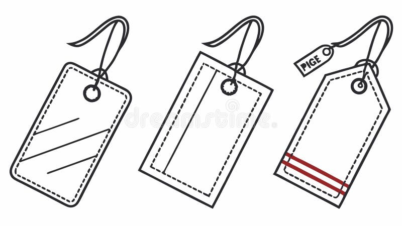 Set of Price Tags, Retail Labeling, Shopping Icons, Vector Design ...