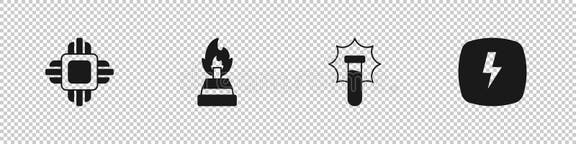 Set Processor CPU, Alcohol Spirit Burner, Explosion in the Flask and ...