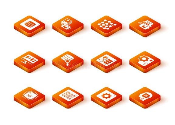 Set Processor CPU, Binary Code, Algorithm, Server, Computer Api Interface, Humanoid Robot and ...