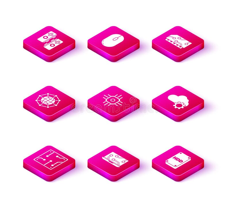 Set Processor, Laptop, Global Technology Social Network, Hard Disk ...