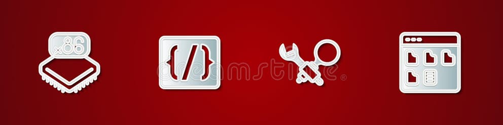 Set Processor with Microcircuits CPU, Programming Language Syntax, Debugging and Browser Files ...