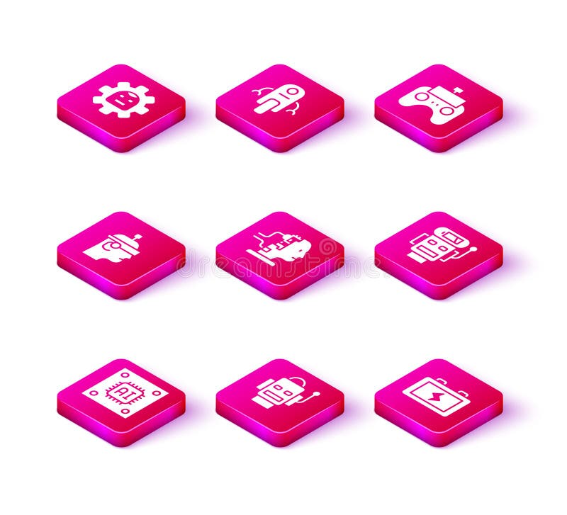 Set Processor with Microcircuits CPU, Robot, Smart Glasses, for ... Set Processor with Microcircuits CPU, Robot, Smart Glasses, for ...