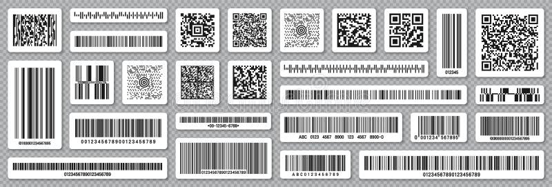 Product Barcodes. Industrial Barcode, Qr Code and Scan Bar Label Stock ...