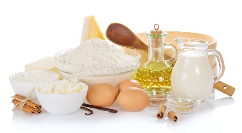 Set of Products for the Baking Stock Photo - Image of sesame, condiment ...