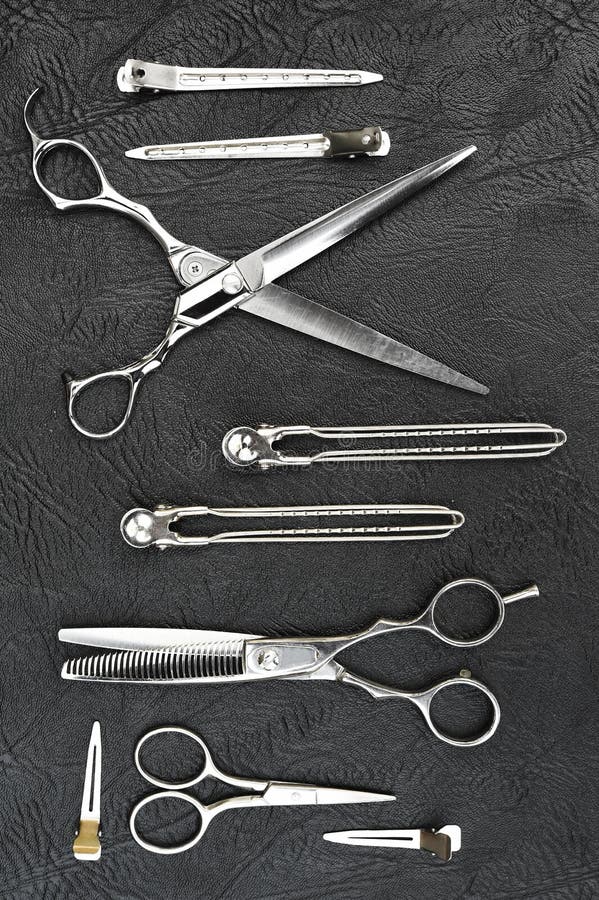 Set Of Professional Hairdresser Tools Stock Image - Image of tools ...