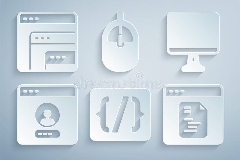 Set Programming Language Syntax Computer Monitor Screen Create Account Software Mouse And 9683