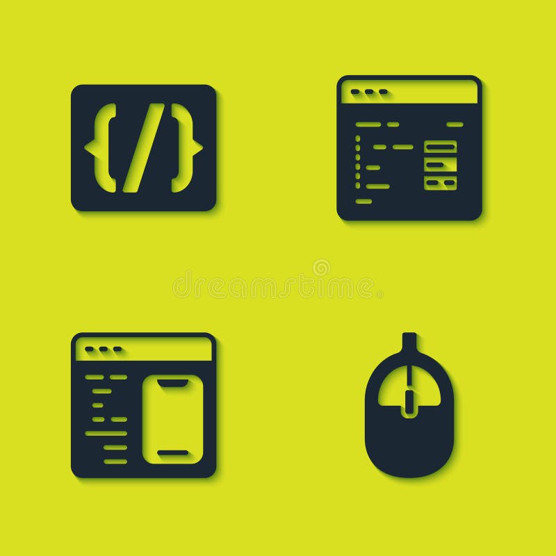 Set Programming Language Syntax, Computer Mouse, Software and Icon ... Set Programming Language Syntax, Computer Mouse, Software and Icon ...