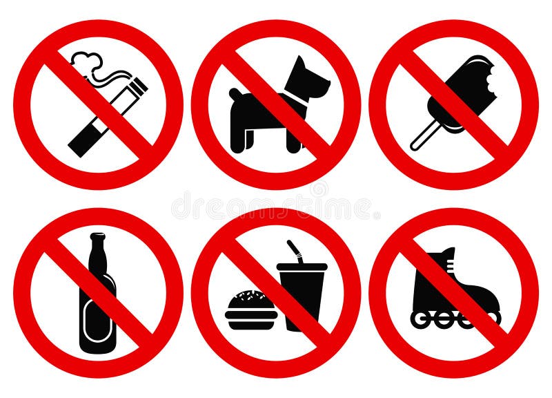 No Signs stock vector. Illustration of components, background - 18973233