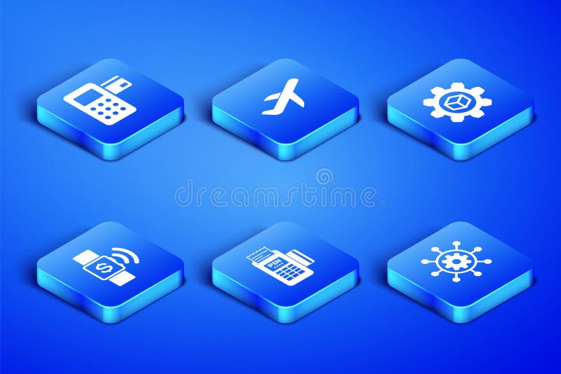 Set Project Management, Pos Terminal, POS, Contactless Payment, Plane ...