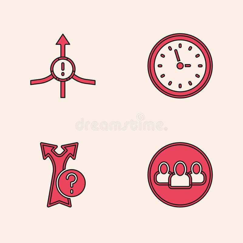 Set Project Team Base, Arrow, Clock and Icon. Vector Stock Vector ... Set Project Team Base, Arrow, Clock and Icon. Vector Stock Vector ...